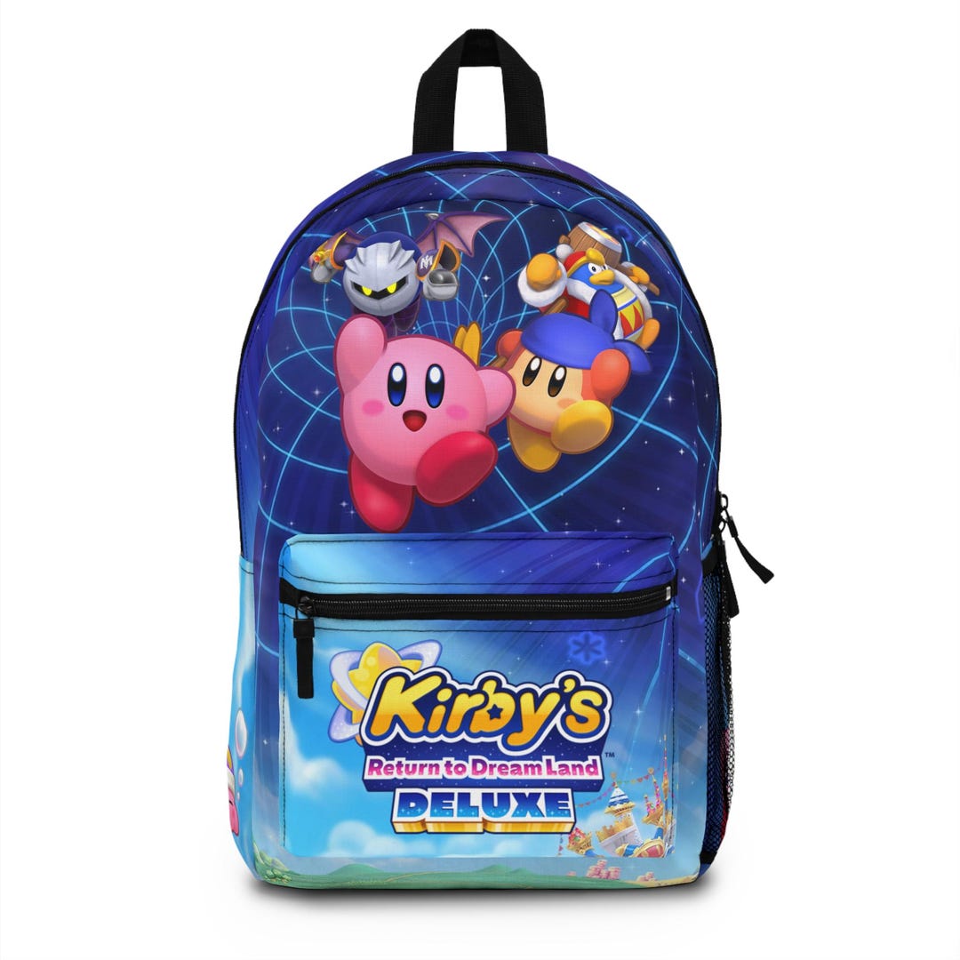 Kirby Return to Dreamland Backpack Fun Gaming Bag, Cute Anime Purse ...