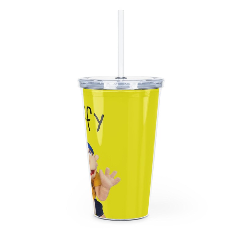 SML JEFFY Tumbler, Jeffy Plastic Cup, Kid's Drinking Tumbler, Character ...