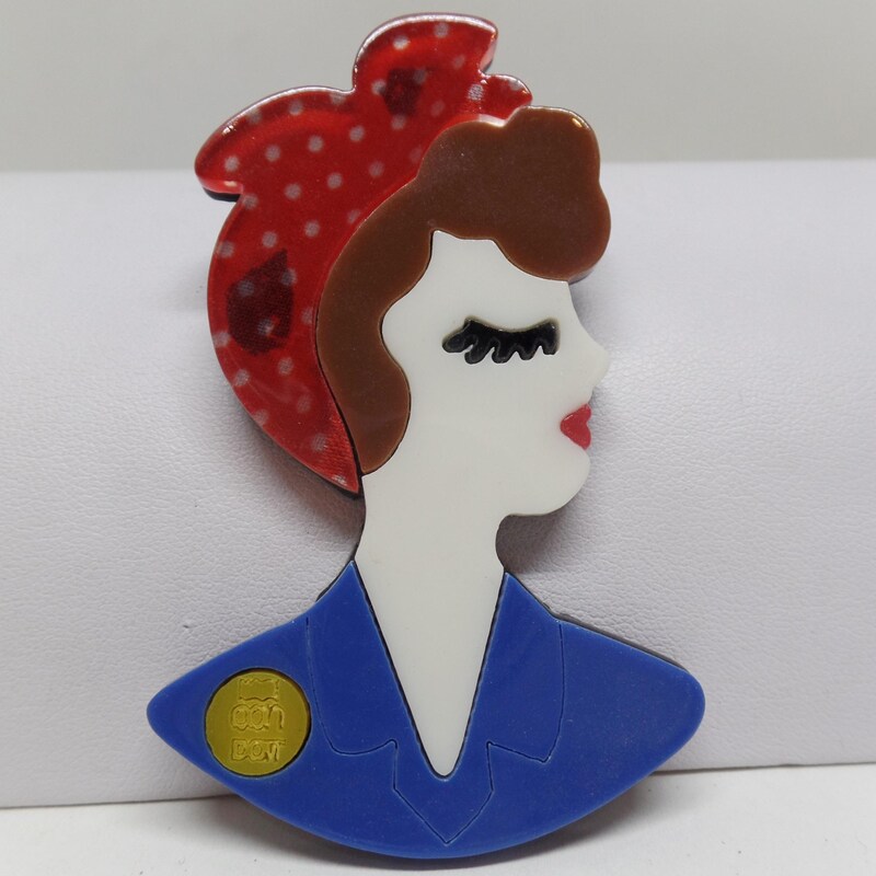 Rosie the Riveter Pin - Etsy