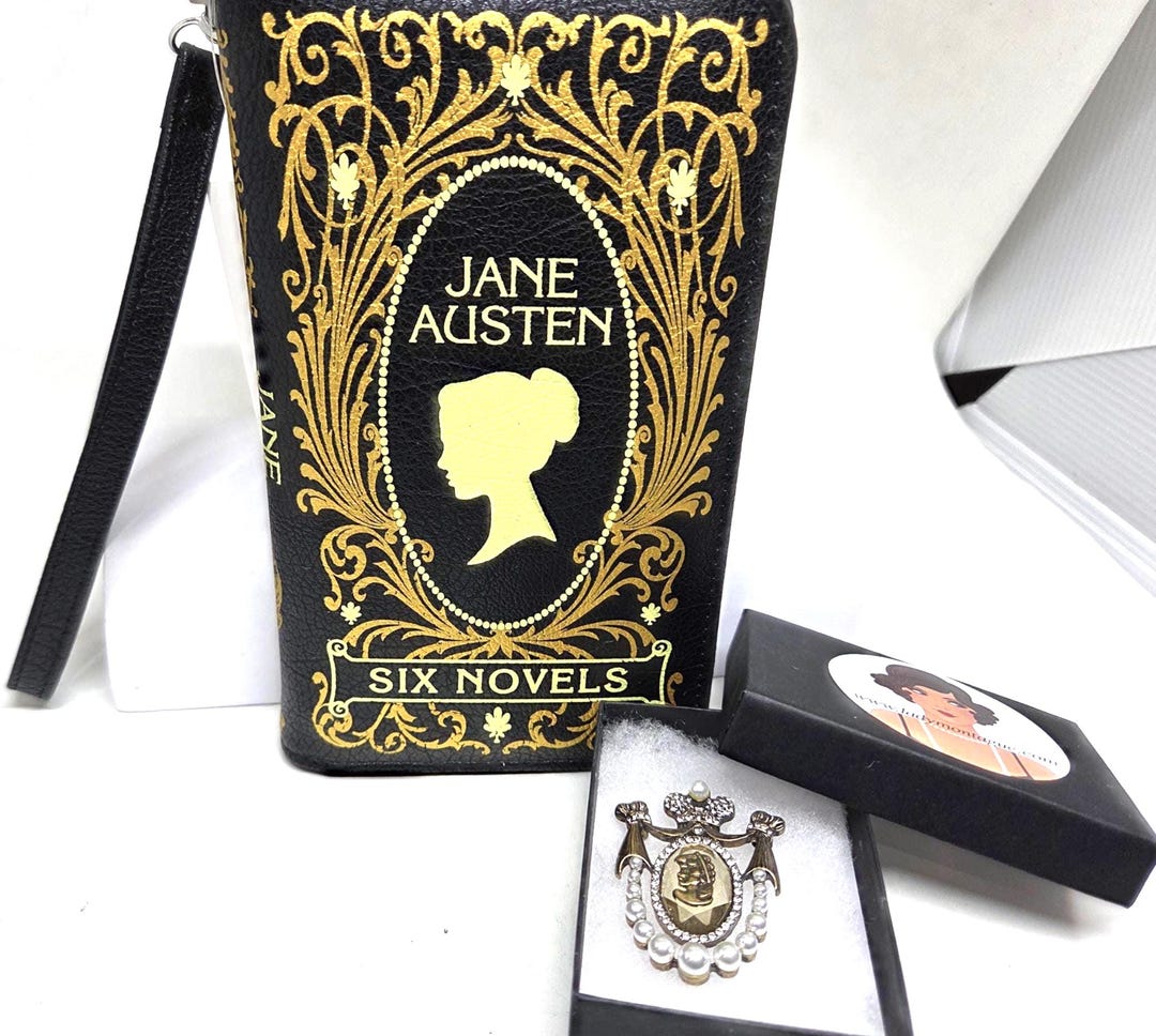 Jane Austen Pride 6 Novels Book Wallet: Faux Leather Novelty Gift Set ...