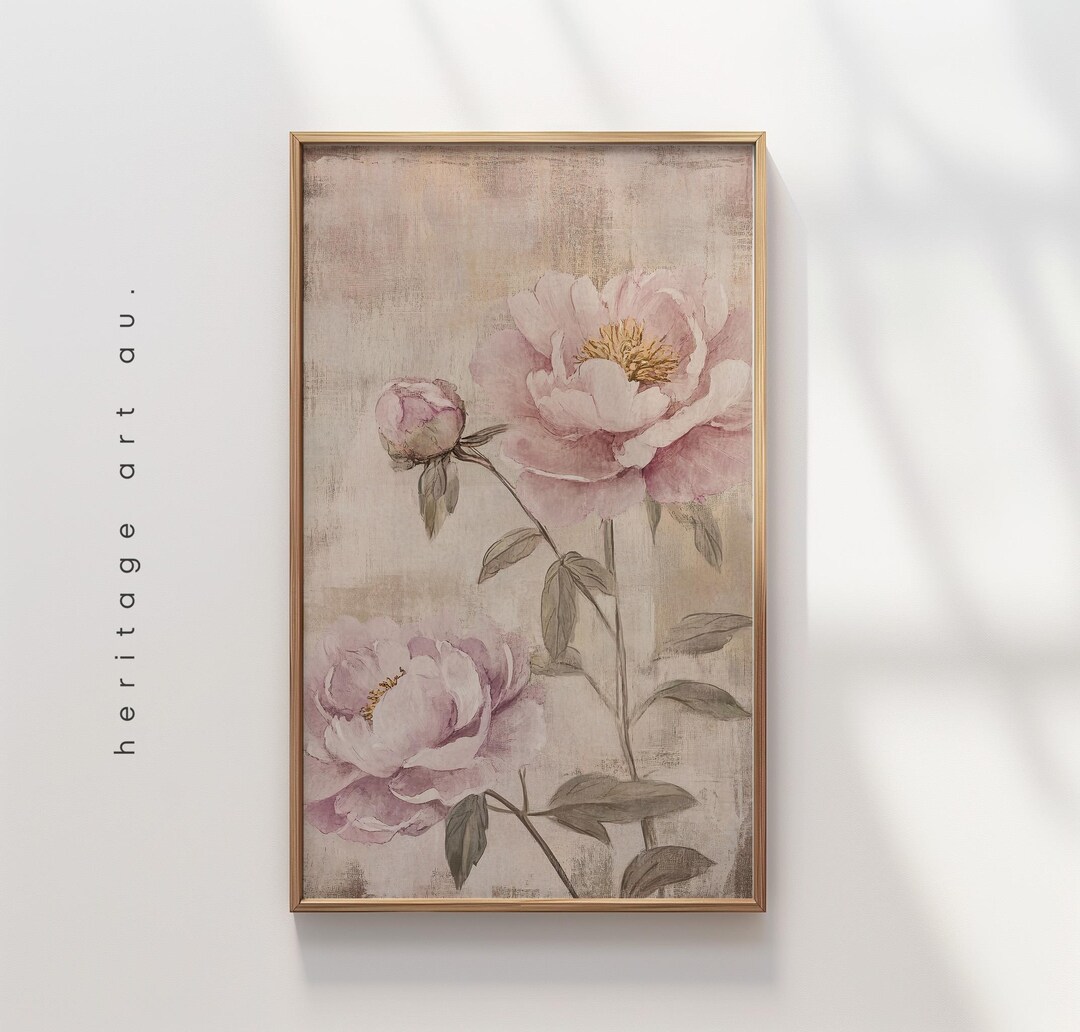 Rustic Floral Outline, Cottagecore Printable, Digital Download, Antique ...