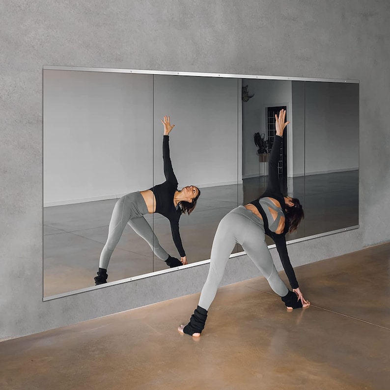 Professional Title: 48''X24'' Home Gym Mirror Set, Full Body Glass ...