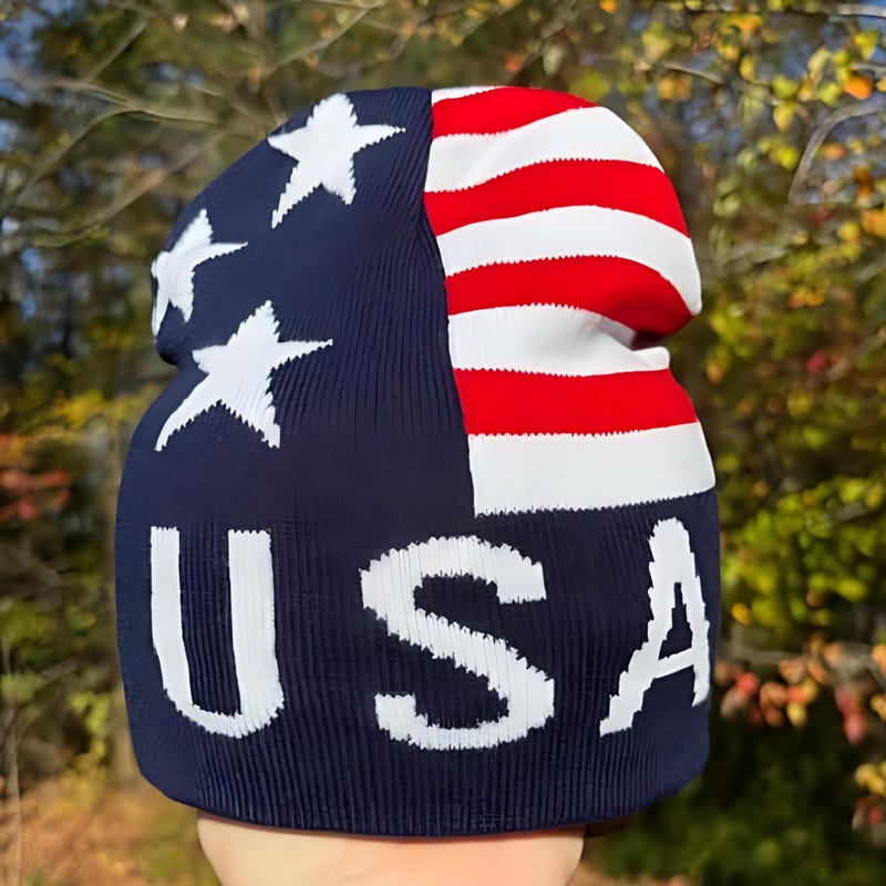 Flag Beanie - Etsy
