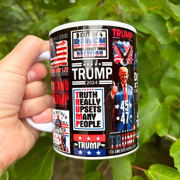 Trump Coffee Cups - Etsy
