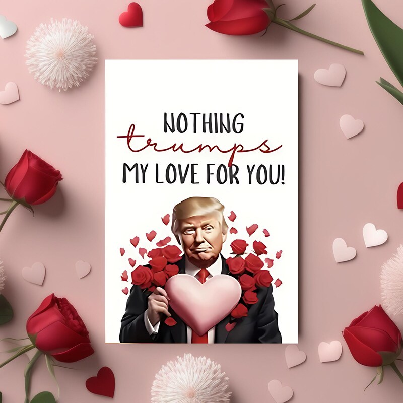 Trump Greeting Card - Etsy