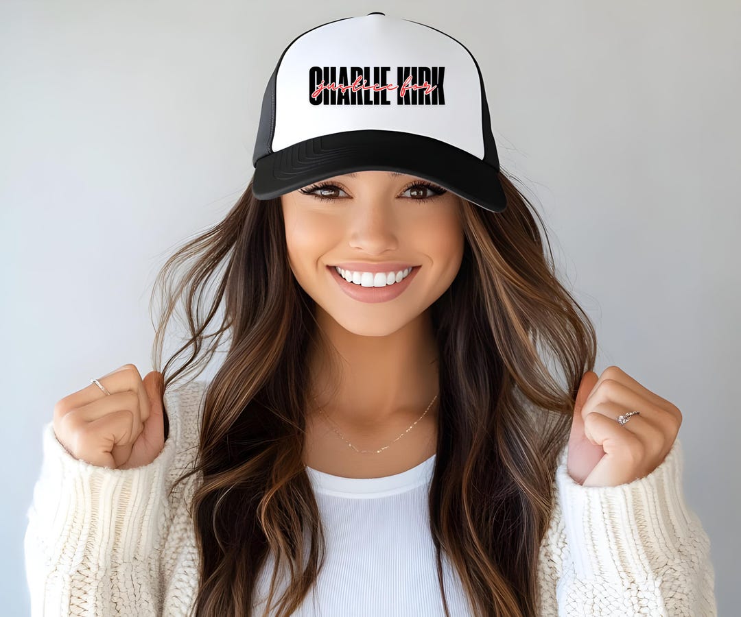 Justice for Charlie Kirk Trucker Hat: Handmade USA Snapback Cap - Etsy