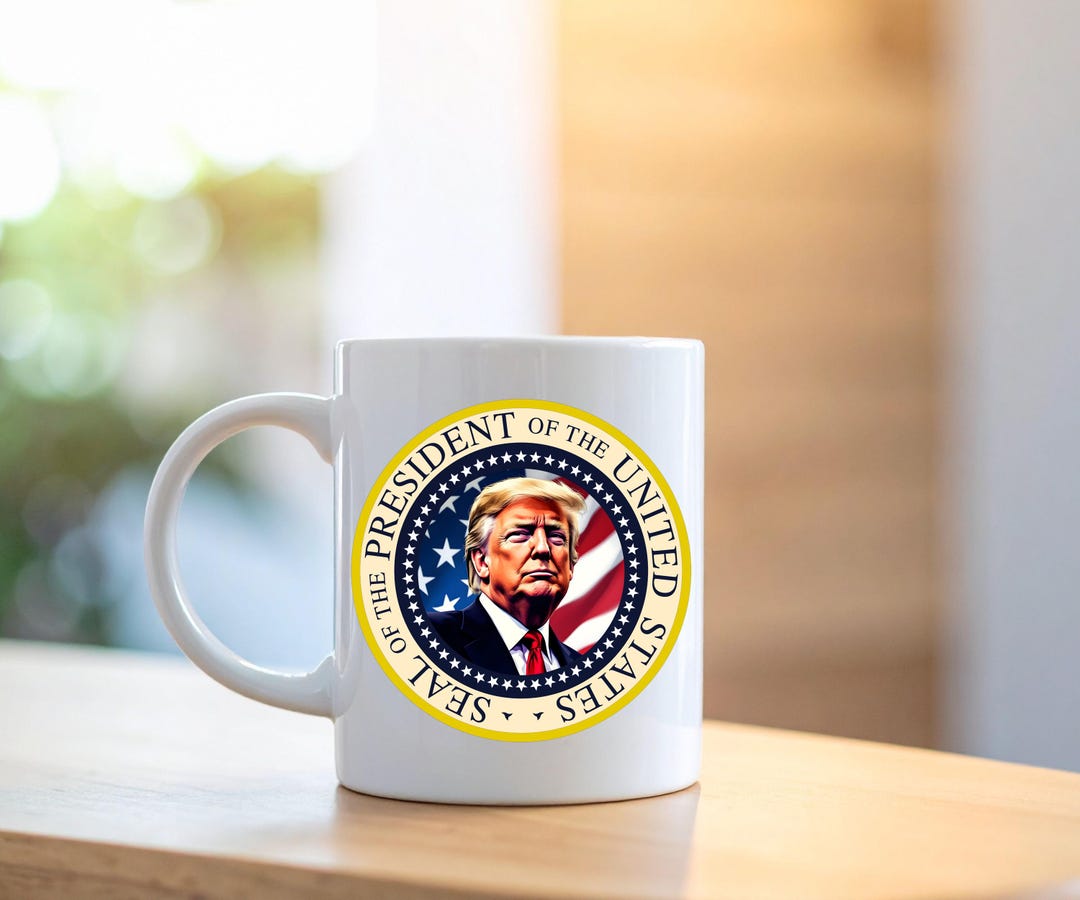 Seal of the President Trump Mug, Christmas Patriotic Gift, Coffee or ...