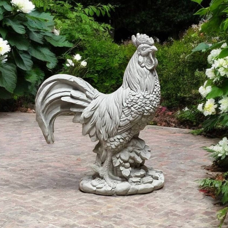 Rooster Statue - Etsy