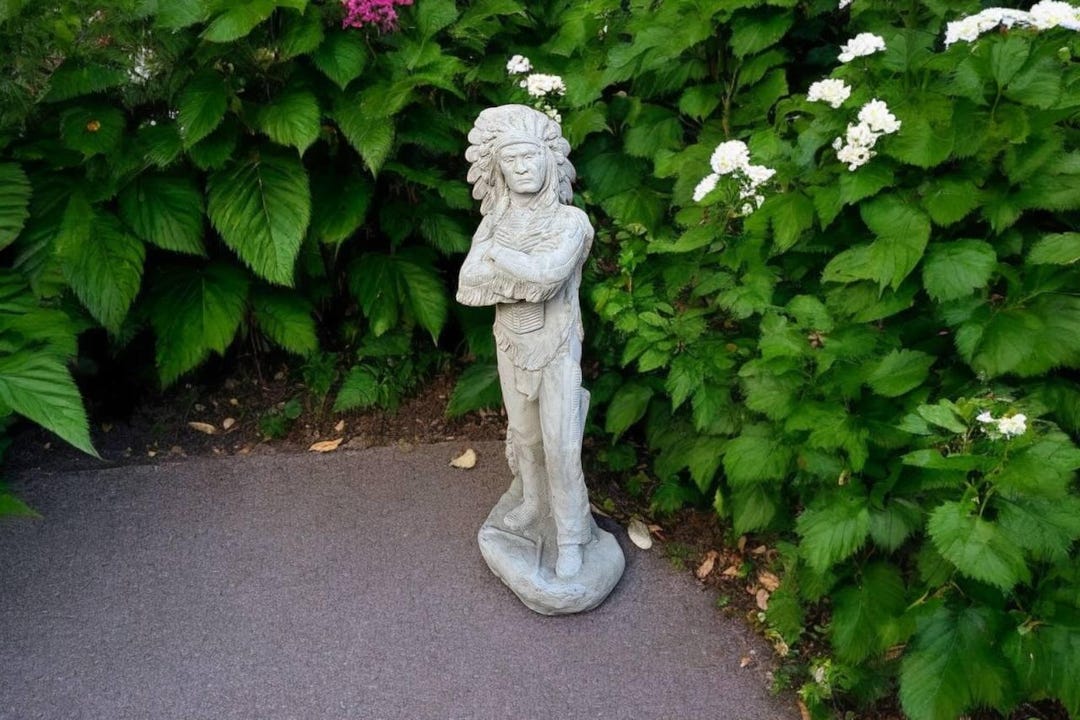 Standing Indian Man Statue, Concrete Indian Man Figure, Massive Man ...