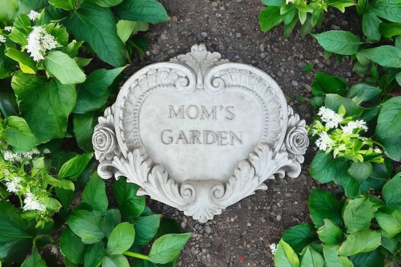 My Garden Decoration, Concrete Wall Sign, Welcome Garden Statue, Stone ...