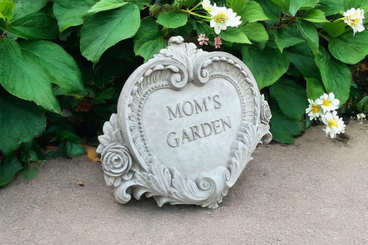 My Garden Decoration, Concrete Wall Sign, Welcome Garden Statue, Stone ...