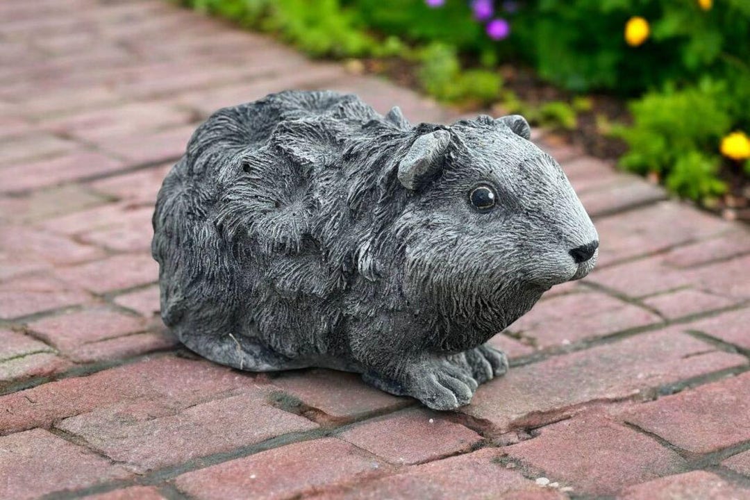 Realistic Guinea Pig Statue, Beton Animal Sculpture, Stone Pet Figure ...