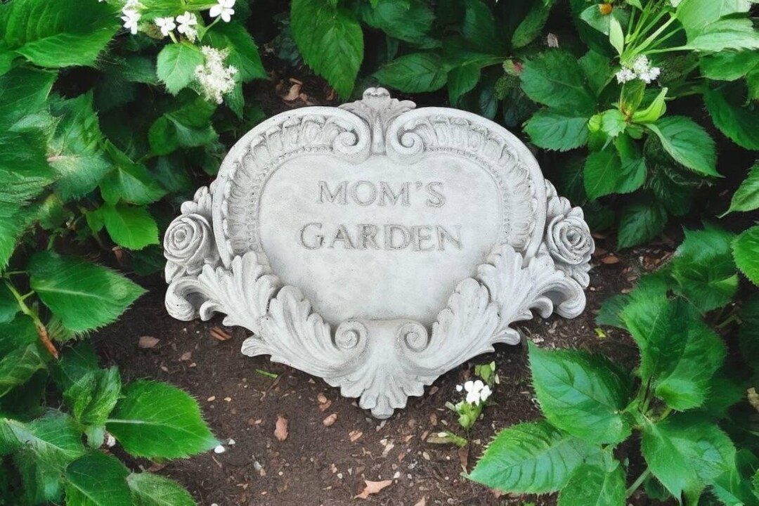My Garden Decoration, Concrete Wall Sign, Welcome Garden Statue, Stone ...