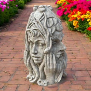 Seasonal Rock Sculpture, Garden Nature Decor, Outdoor Seasonal Idea ...