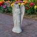 Tall Angel Figurine, Concrete Angel Sculpture, Standing Girl With ...