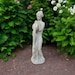 Standing Lady With Pitcher, Concrete Woman Figurine, Garden Girl Statue ...