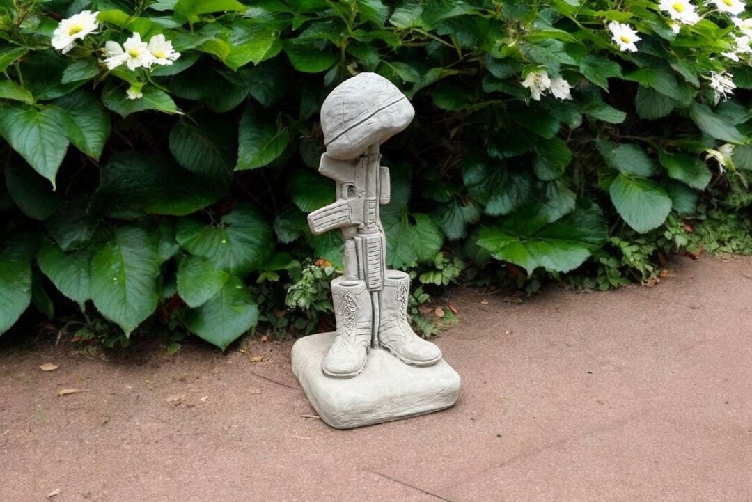 Beton Soldier Figure, Yard Soldier Decoration, Concrete Soldier ...