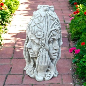 Seasonal Rock Sculpture, Garden Nature Decor, Outdoor Seasonal Idea ...