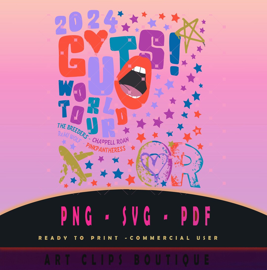 American Singer Guts World Tour, Olivia R PNG, 2024 Guts World Tour PNG ...