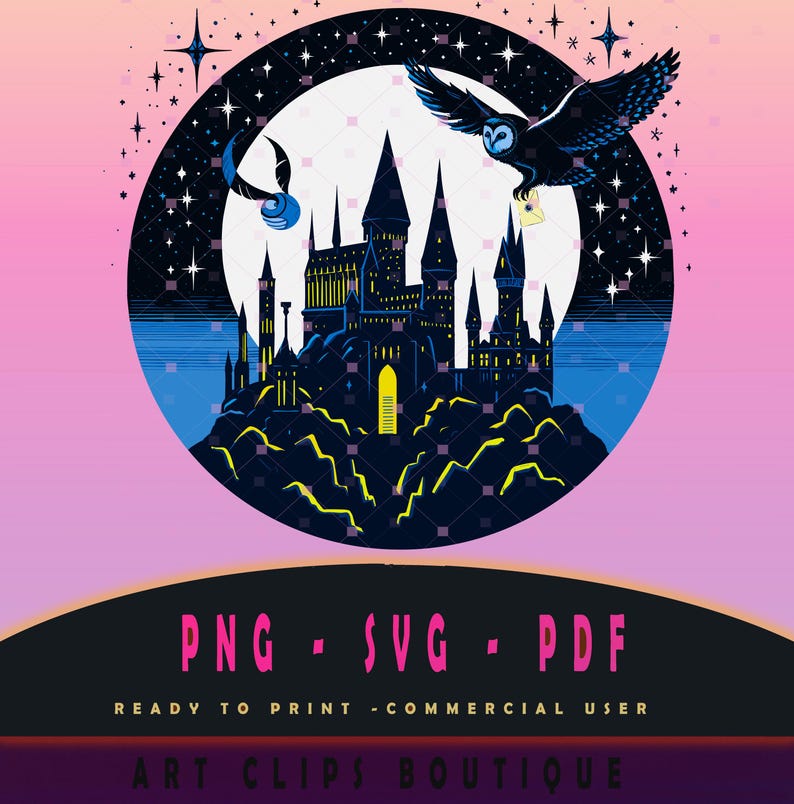 Wizard Castle PNG and Svg Digital/ HP Inspired Png/believe in Magic Png ...