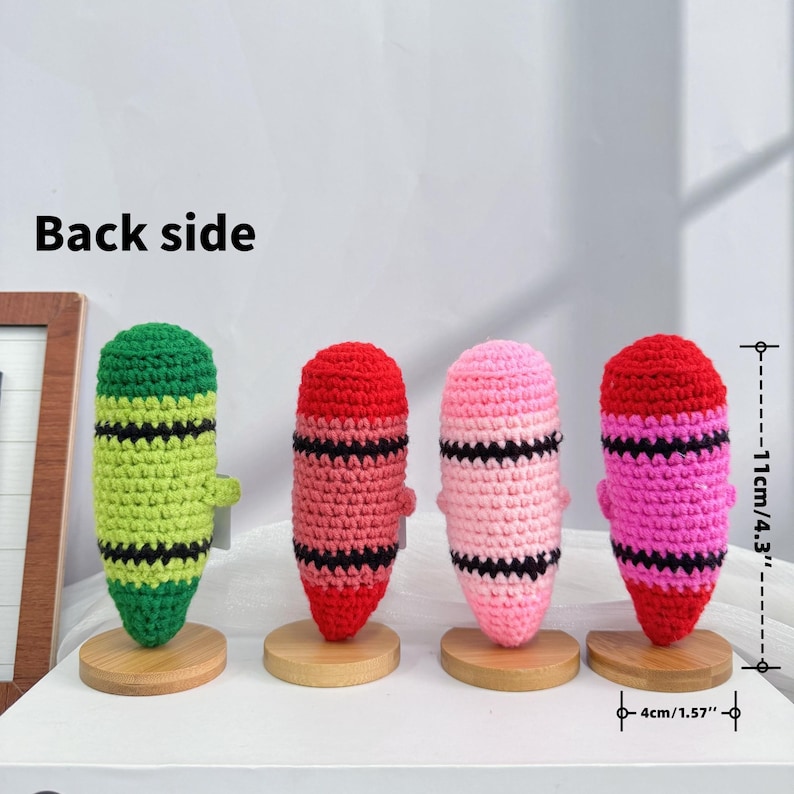 Adorable Handmade Crochet Crayons-thank You for Teacher-thank You Gifts ...
