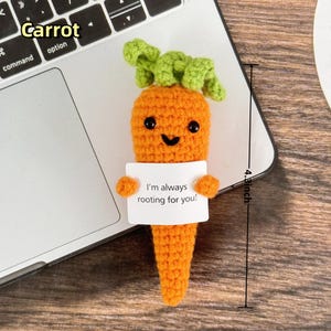 Cute Handmade Crochet Emotional Support Pickle,crochet Sunflower With ...