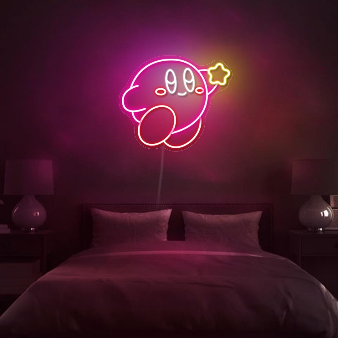 Kirby KNIFE Neon Sign, Led Kirby Sign, Kirby Led Lamp, Kirby ...