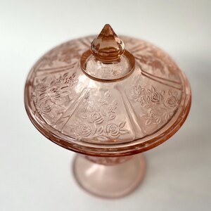Vintage Federal Pink Depression Glass, Rose Pattern - Etsy