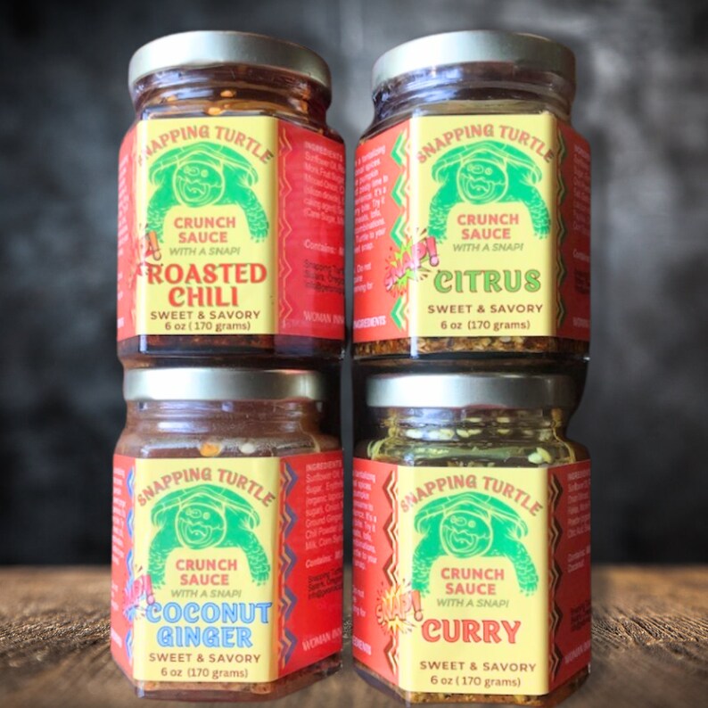 Snapping Turtle Roasted Chili Crunch Sauce a Mix of Sweet & Bold ...