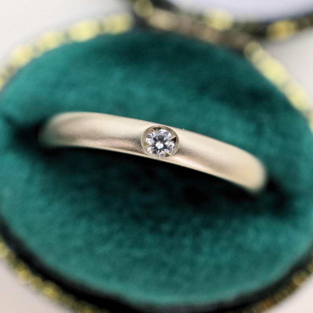 Vintage Italian Pomellato Lucciole Diamond 18k Yellow Gold Band Ring - Etsy