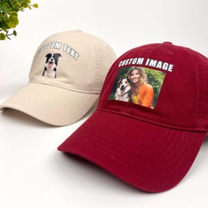 Custom Pet Photo Caps Personalized Picture Hat for Men and Women,custom ...