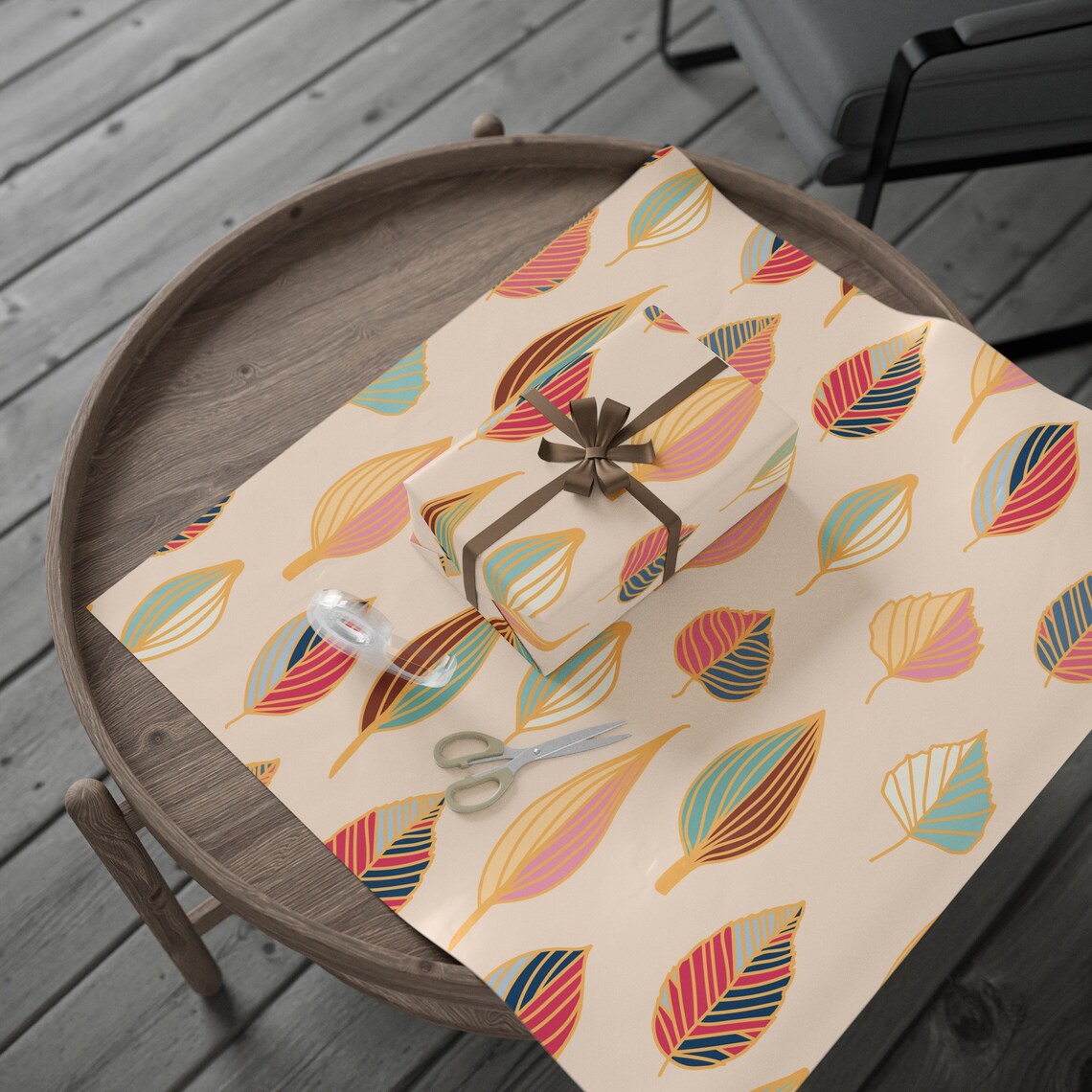 Feather Wrapping Paper for Birthday/ Holiday/ Christmas/ Just Because ...