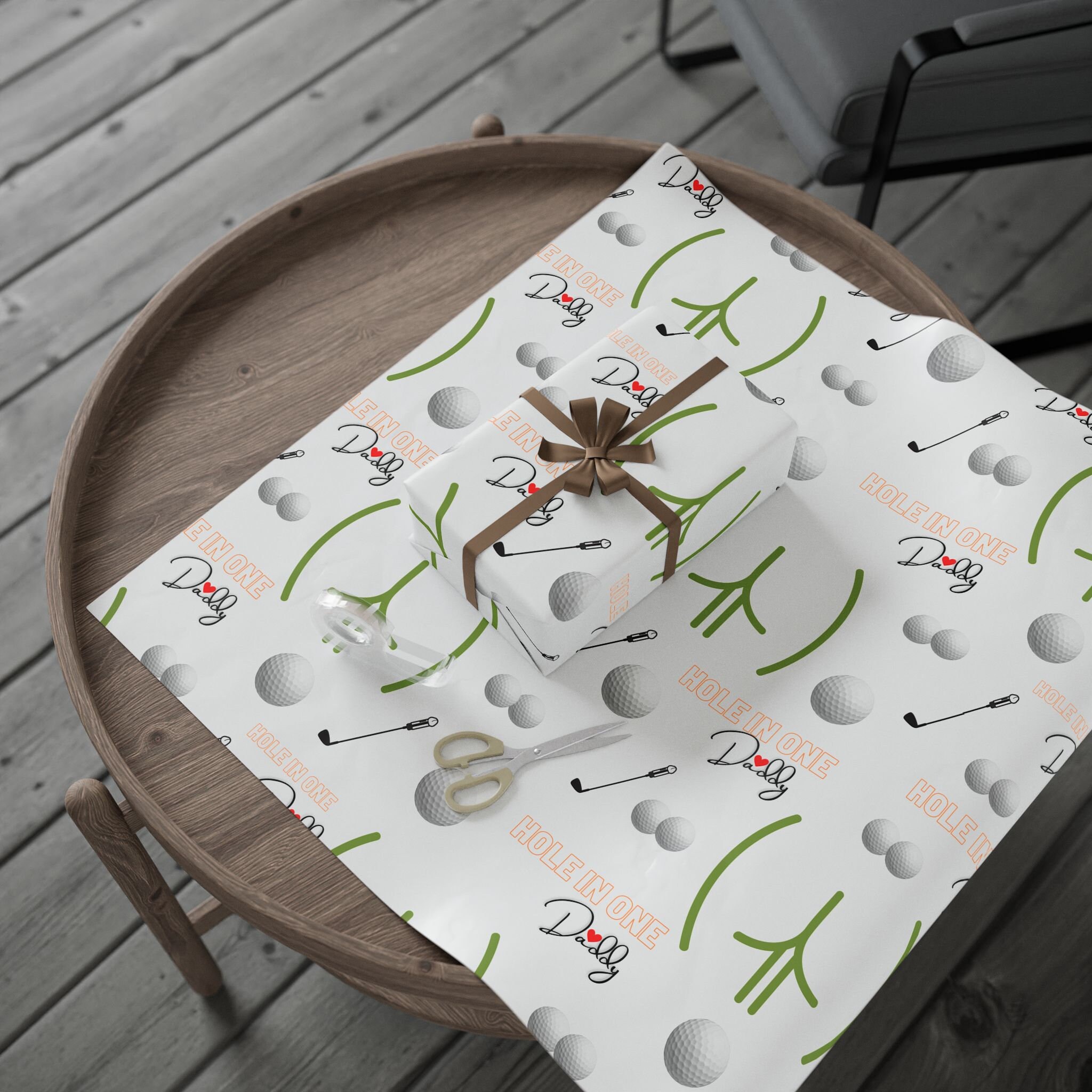 Funny GOLF GIFT WRAPPING Paper, Inappropriate Custom Golf Cute Gift ...