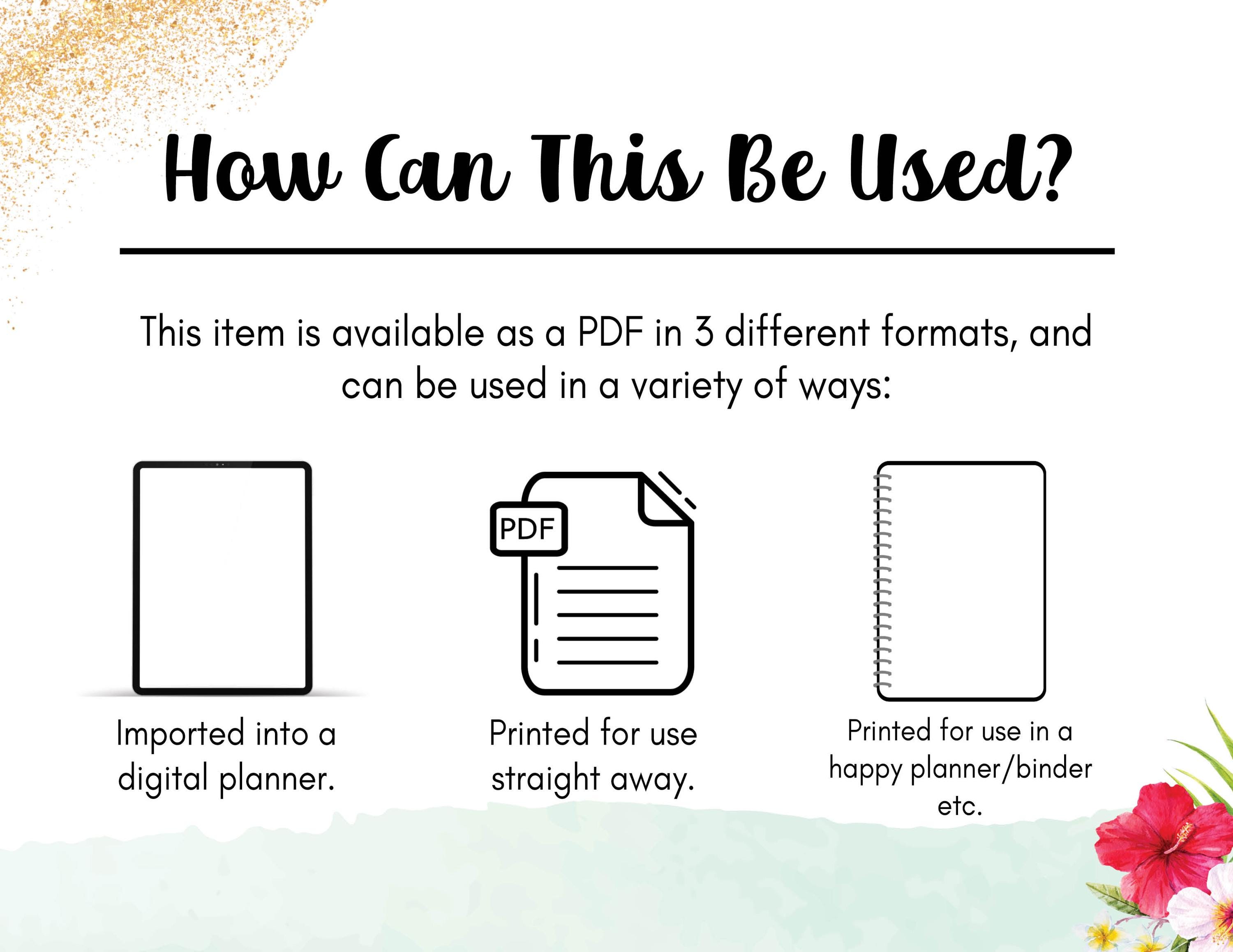 Printable Crochet Planner Tracker Organizer Journal Log Page, Knit ...