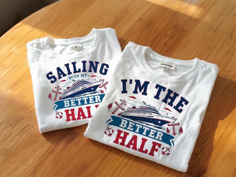 Couples Matching Cruise PNG, Sailing With Better Half Anniversary ...