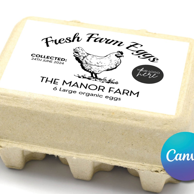 Egg Carton Labels - Etsy