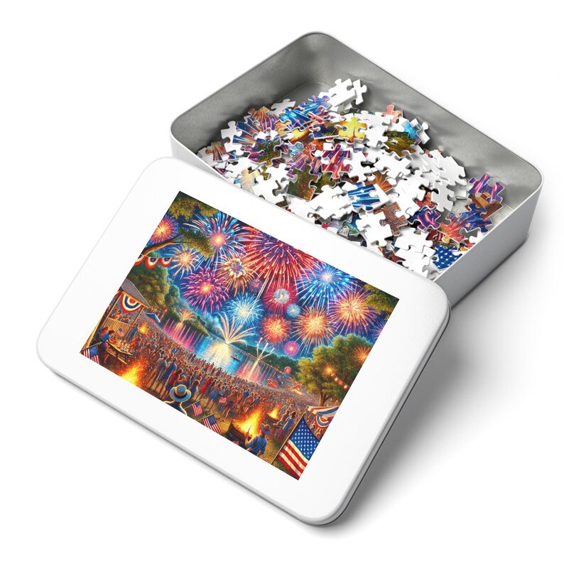 Stars and Stripes Spectacular: A Fourth of July Celebration Jigsaw ...