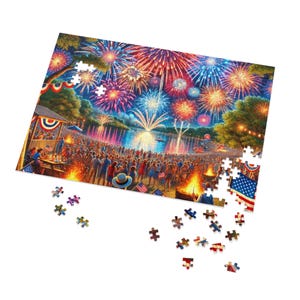 Stars and Stripes Spectacular: A Fourth of July Celebration Jigsaw ...