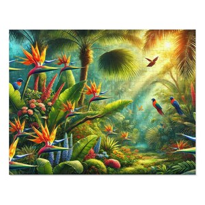 Paradise in the Jungle Jigsaw Puzzle 30, 110, 252, 500,1000-piece - Etsy