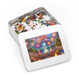 Stars and Stripes Spectacular: A Fourth of July Celebration Jigsaw ...