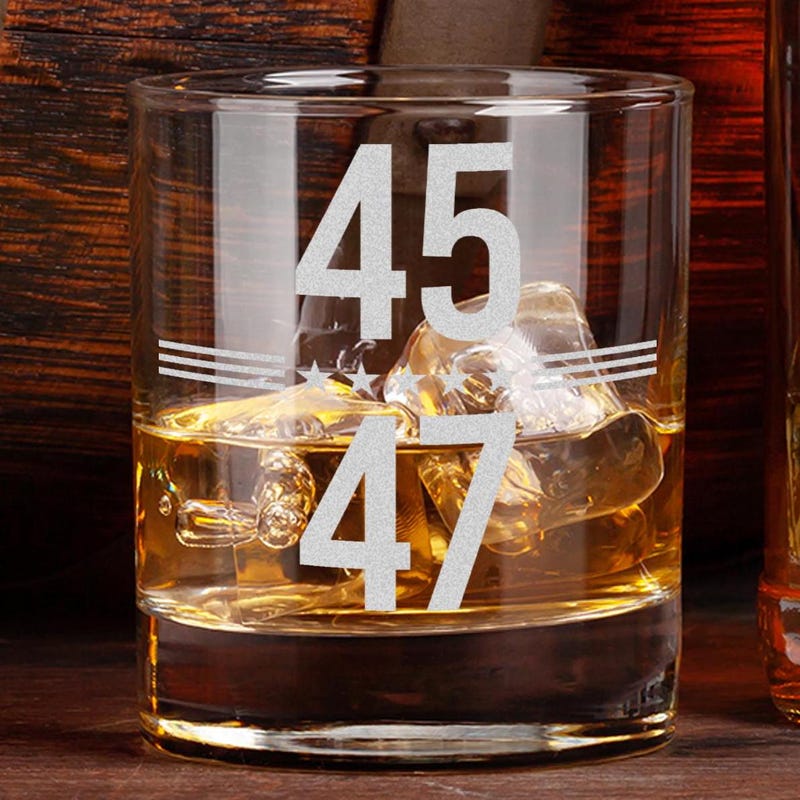 Trump No 47 Whiskey Glass - Etsy