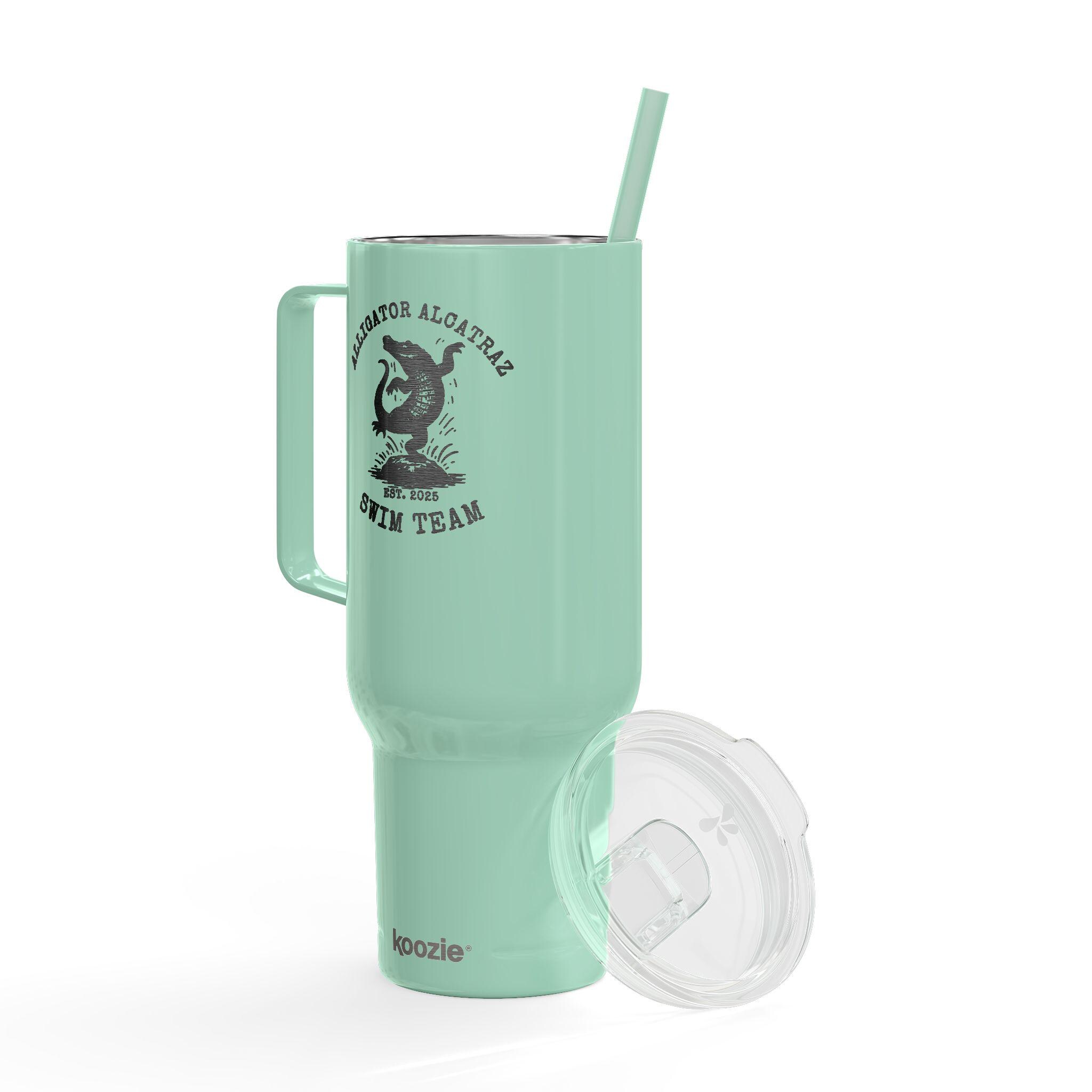 Alligator Alcatraz Swim Team Engraved Insulated Tumbler, 40oz Travel ...