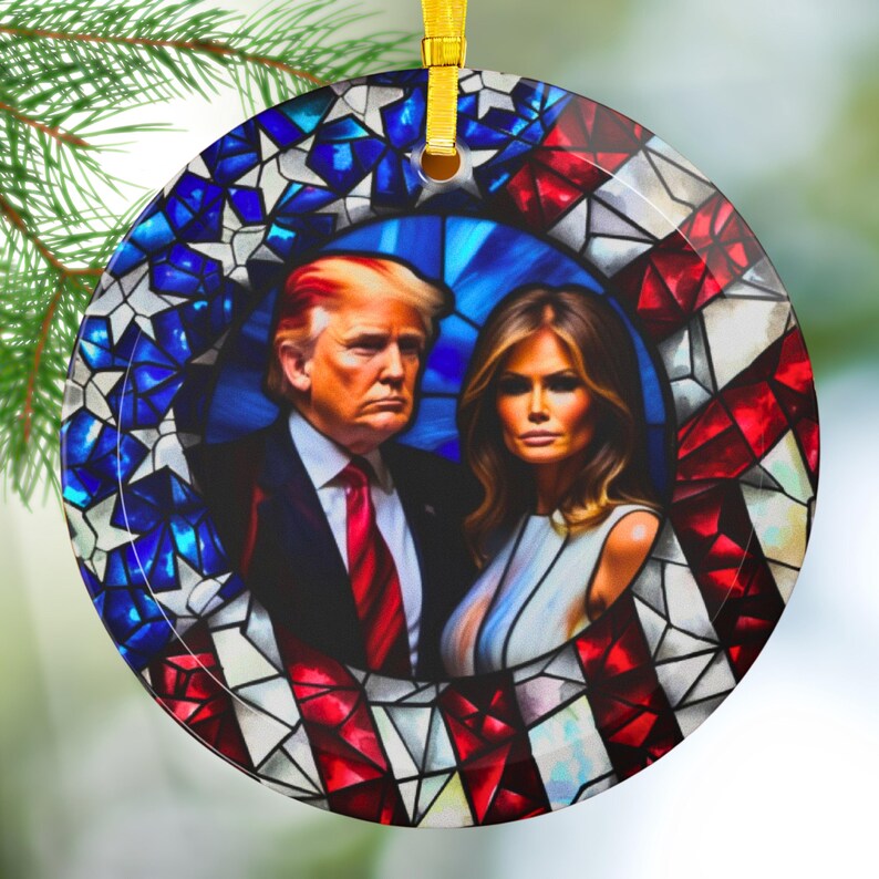 President Donald Trump and Melania Trump 45 47 Merry Christmas 2024 ...
