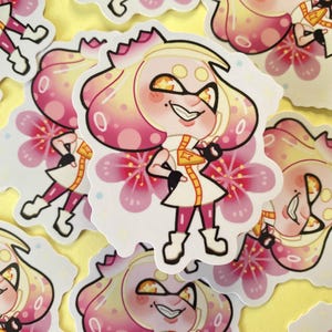 Splatoon + Flowers 2'5 Vinyl Stickers - Etsy