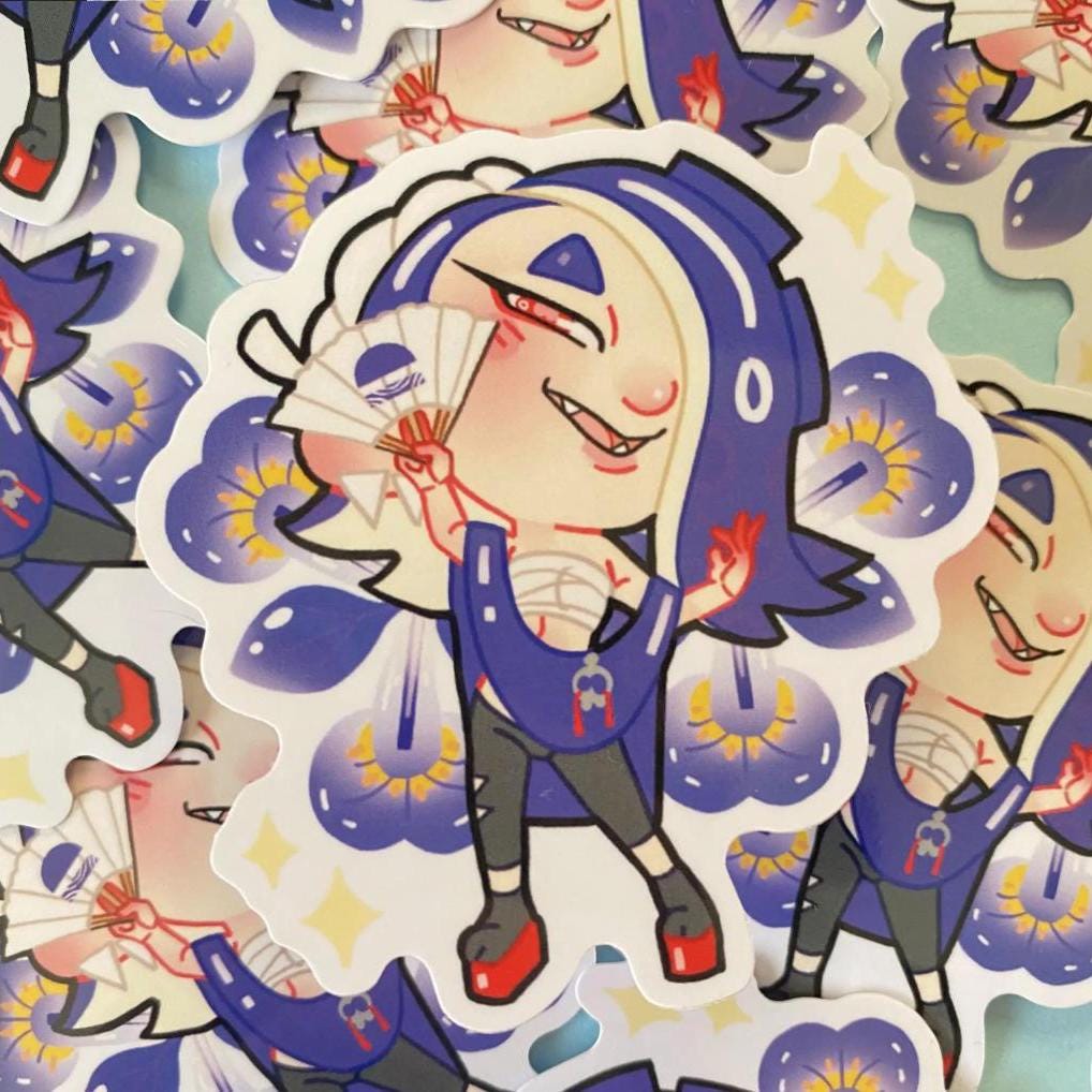 Splatoon + Flowers 2'5 Vinyl Stickers - Etsy