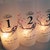 Wedding Table Number Luminaries, Custom Wedding Centerpiece ...