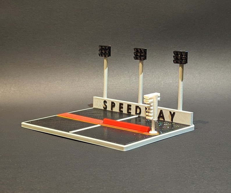 Miniature Drag Strip Diorama - Perfect for Hot Wheels and 1/64 Scale ...