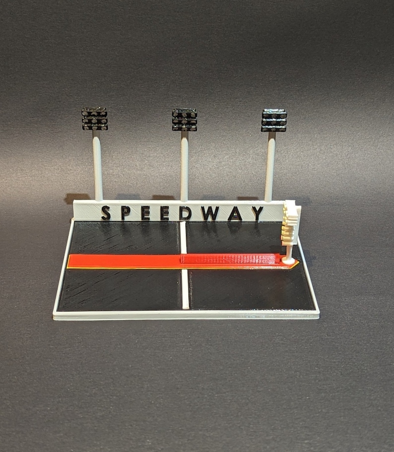 Miniature Drag Strip Diorama - Perfect for Hot Wheels and 1/64 Scale ...