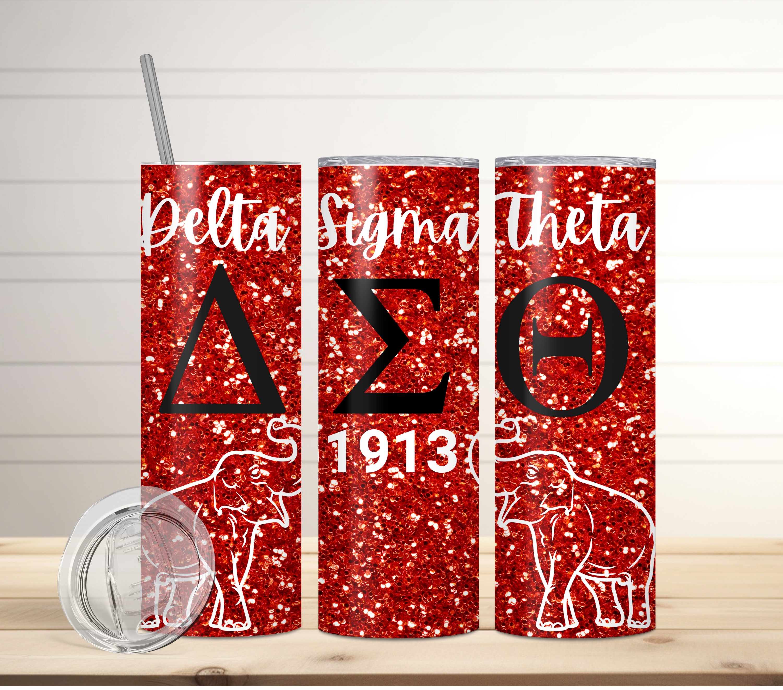 Delta Sigma Theta Sorority Tumbler Wrap Sublimation Design PNG SVG ...