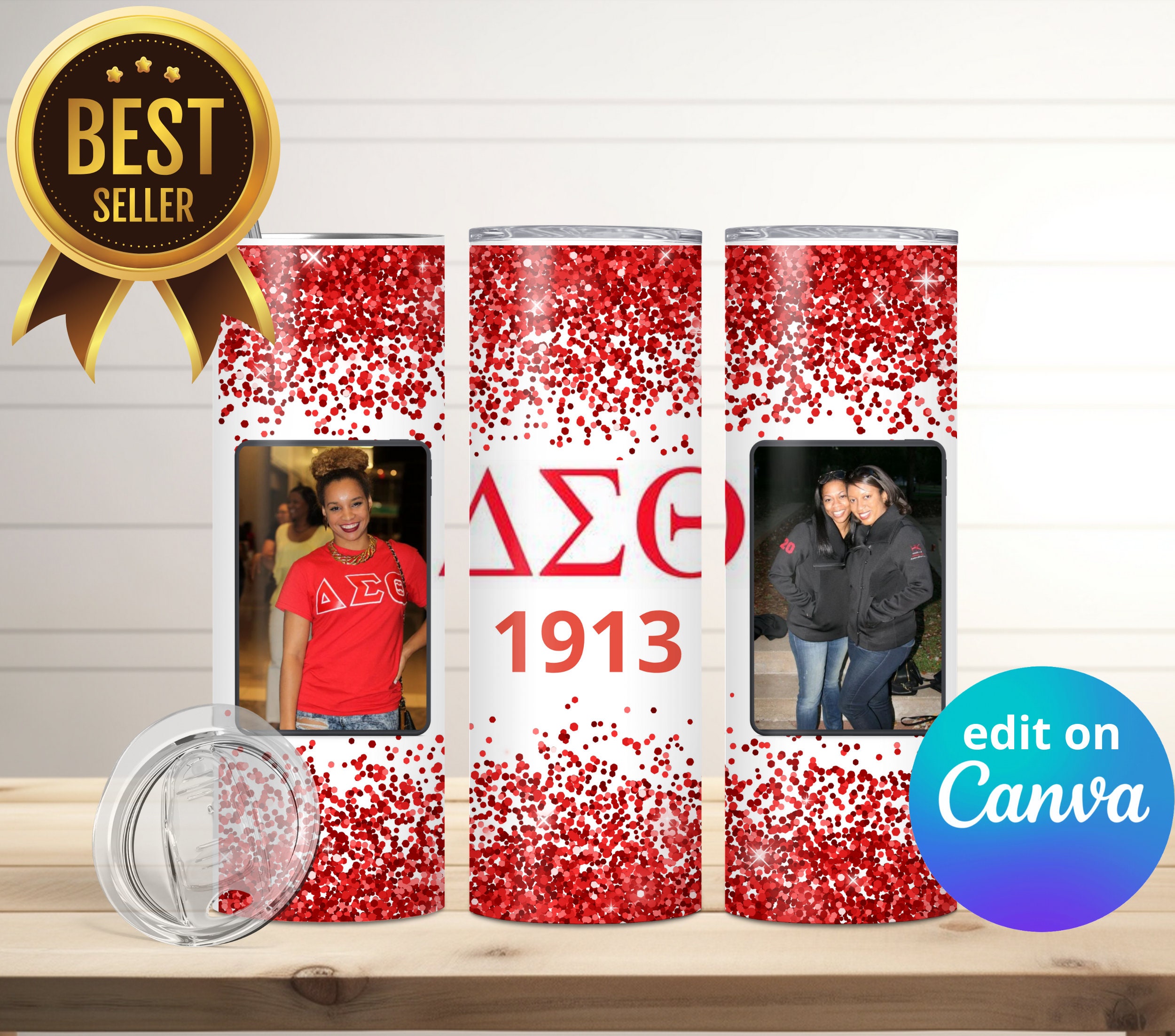 Delta Sigma Theta Sorority Tumbler Wrap - Personalized Photo ...